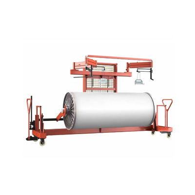 Textile Beam Gating Trolley Warp Beam Handling System Twin Hydraulic ...