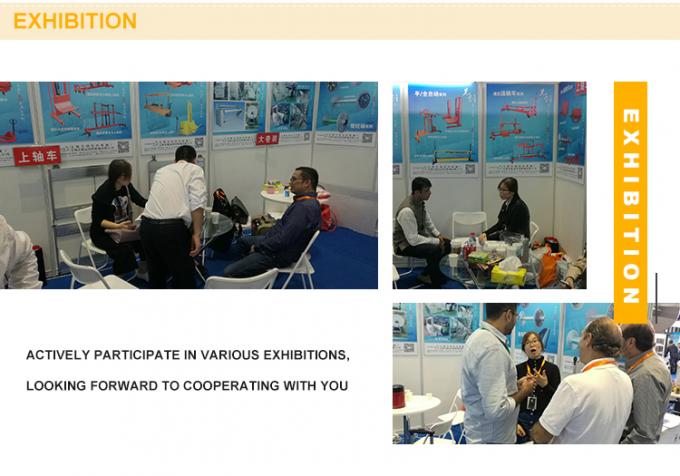 500mm Cloth Roll Doffing Trolley Textile Industry Hydrauli Transport