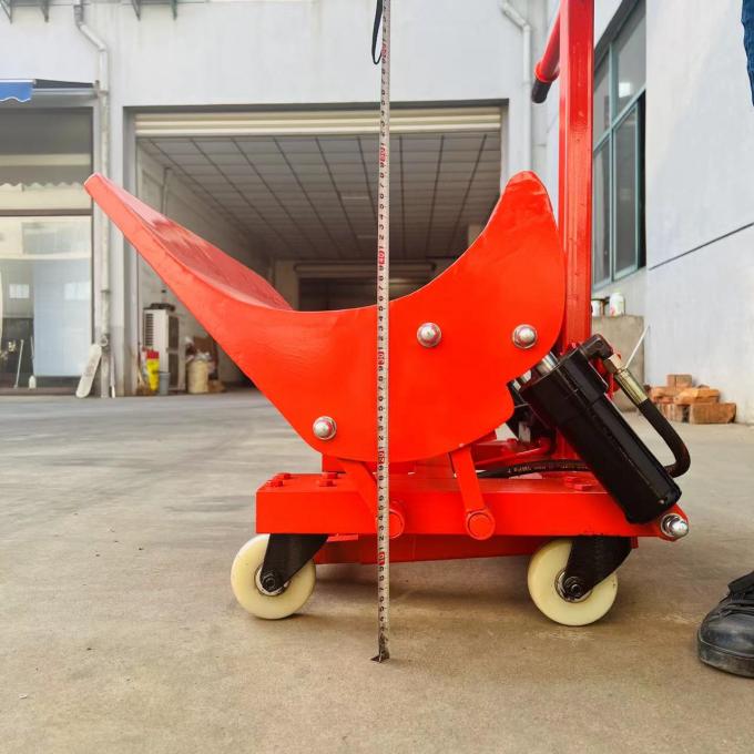 Textile Hydraulic Warp Beam Trolley Cloth Roll Doffing 300 - 500mm Diameter